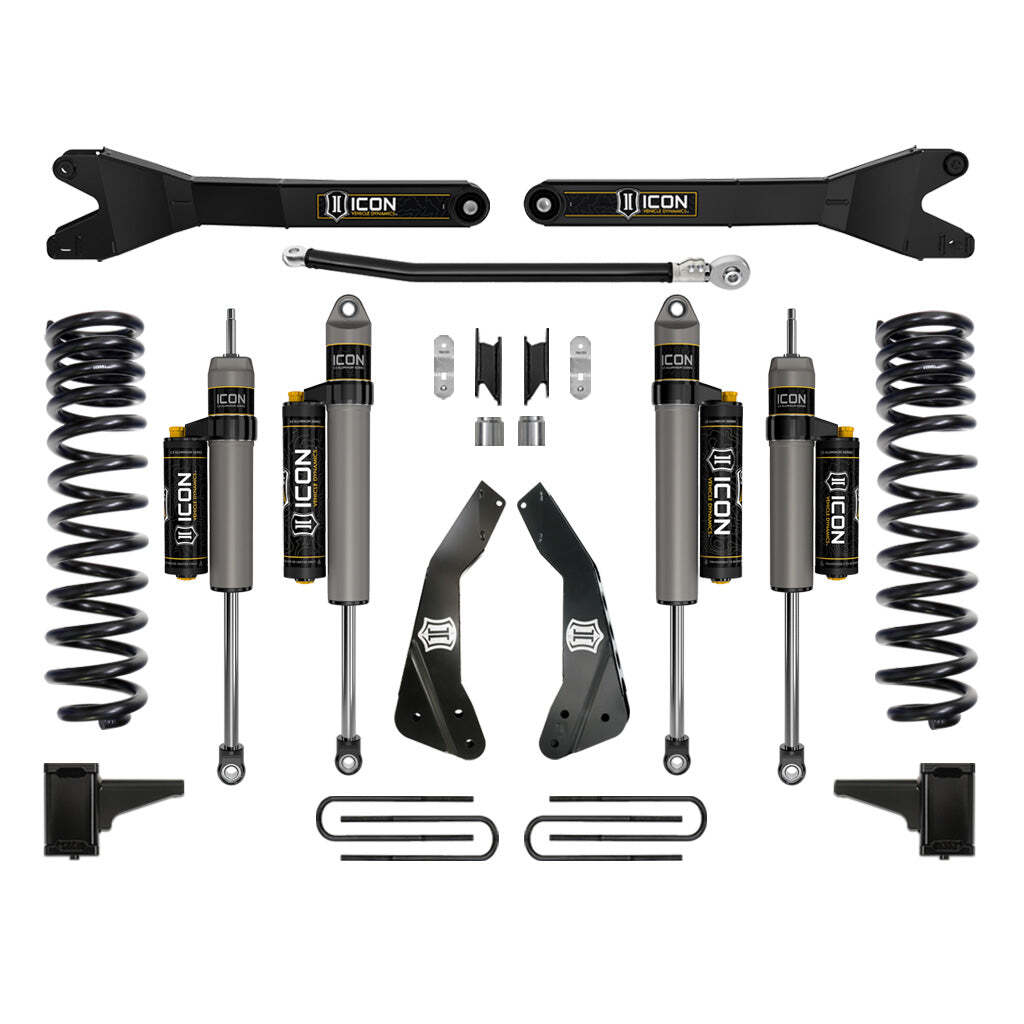 ICON K64563R Stage 4 Suspension System w/Radius Arm Ford F250/F350 4.5 ...