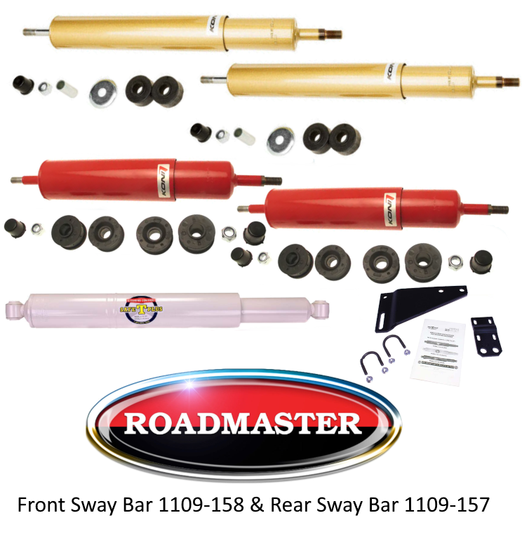 KONI FSD/EVO 4 Shock, Safe T Plus Steering Stabilizer, & Sway Bars Che ...