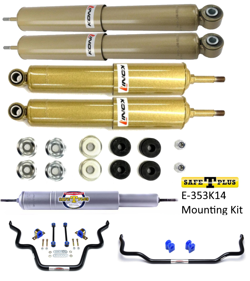 KONI FSD 4 Shock, Safe T Plus Steering Stabilizer, & Sway Bar Kit Ford – ShockWarehouse