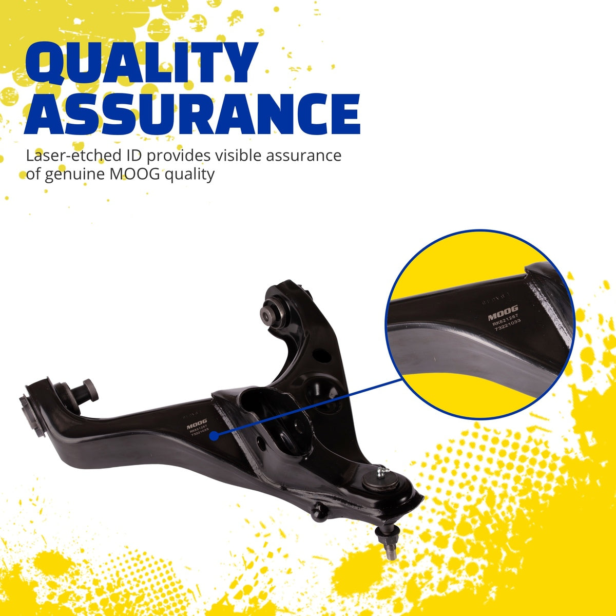 MOOG RK3198 Front Upper Control Arm and Ball Joint Assembly for Jeep L ...