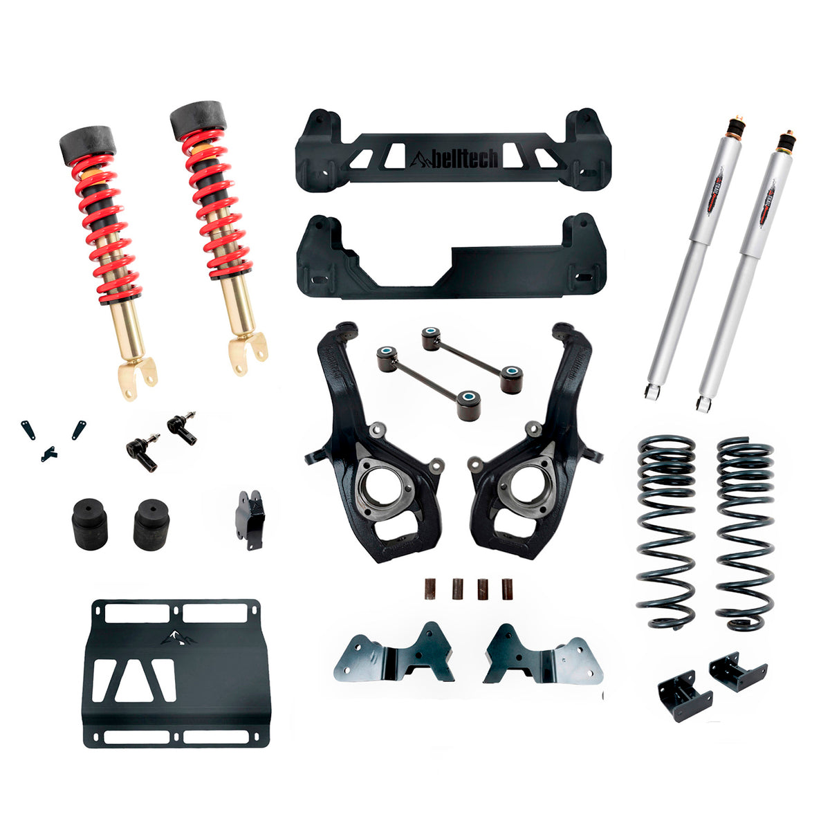 Belltech 153713TPC Lift Kit 6-9" Lift Kit Inc. Front and Rear Trail Pe ...