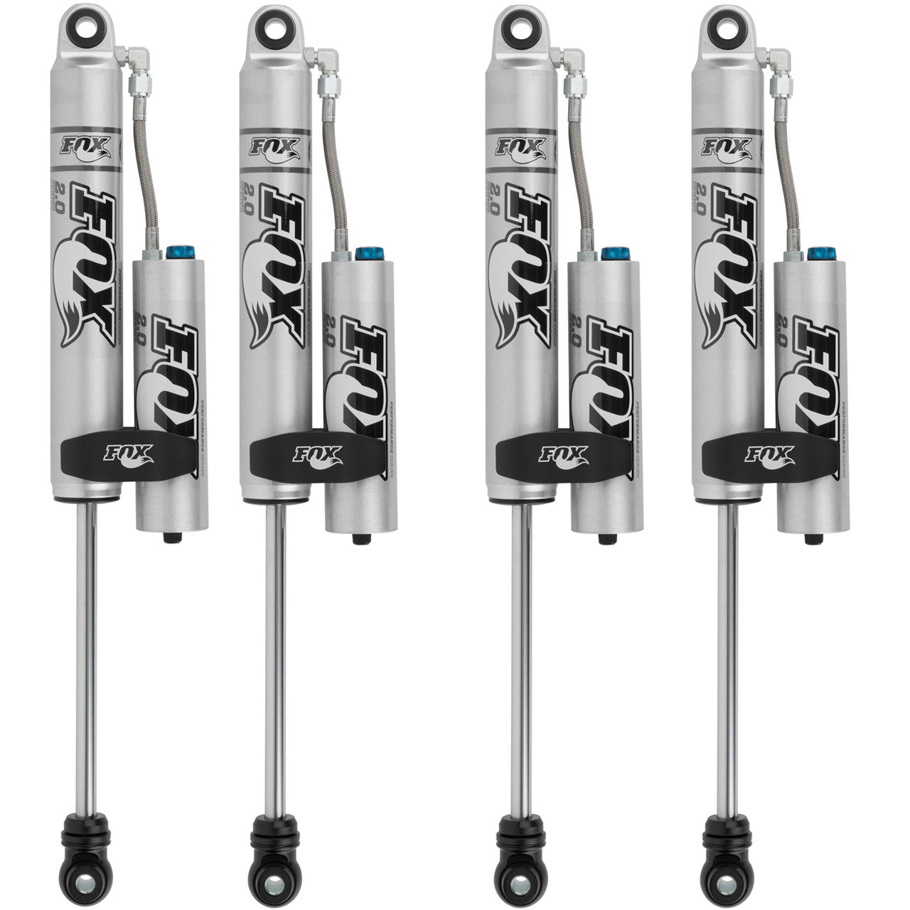 FOX Performance 2.0 Smooth Body Reservoir Adjustable Valving Shock Kit ...